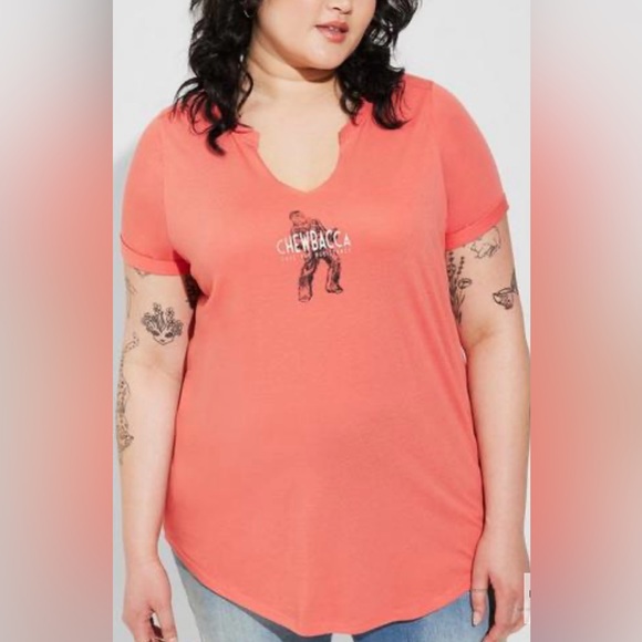 torrid | Tops | Nwttorridstar Wars Short Sleeve Chewbacca Tshirt Size ...